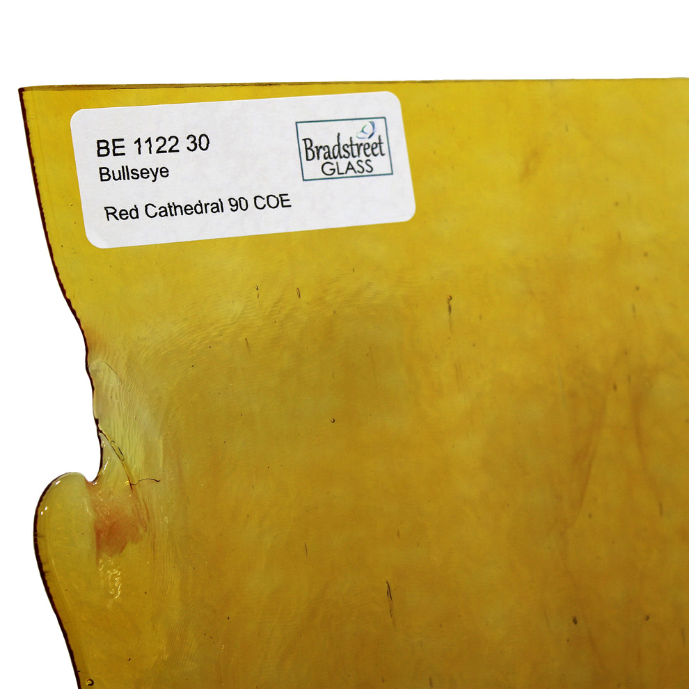 Red Stained Glass Sheet 90 COE Bullseye 1122 30 – BradstreetGlass