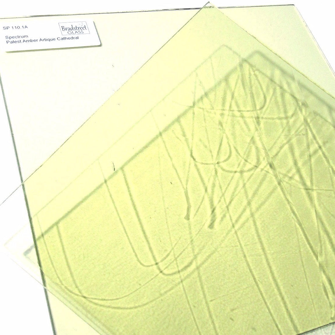 Palest Amber Artique Stained Glass Sheet 96 COE Oceanside SF110.1A ...