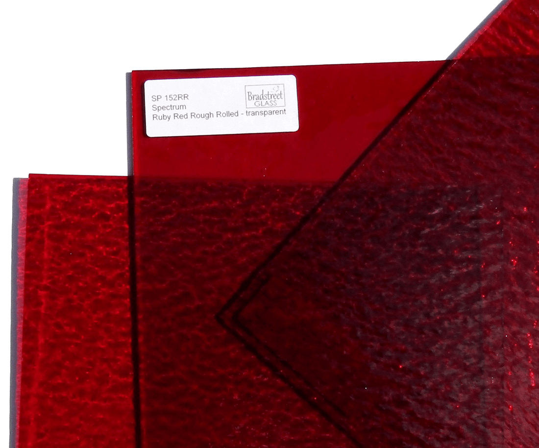 Ruby Red Rough Rolled Stained Glass Sheet Oceanside SF152RR ...