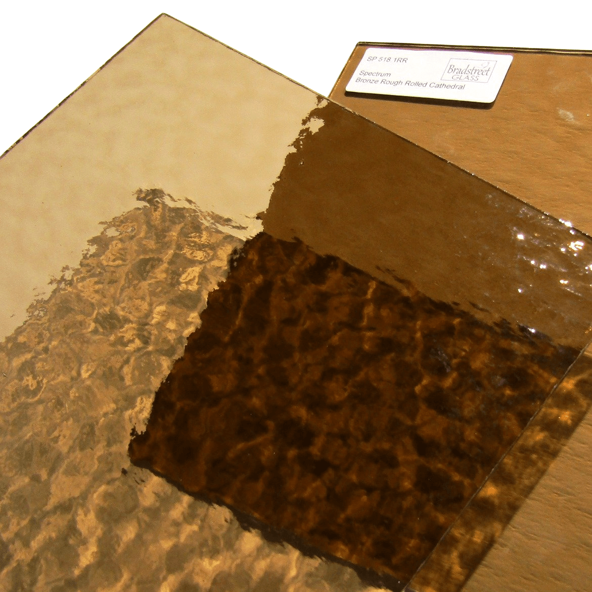 Bronze Rough Rolled Stained Glass Sheet Oceanside SF518.1RR ...