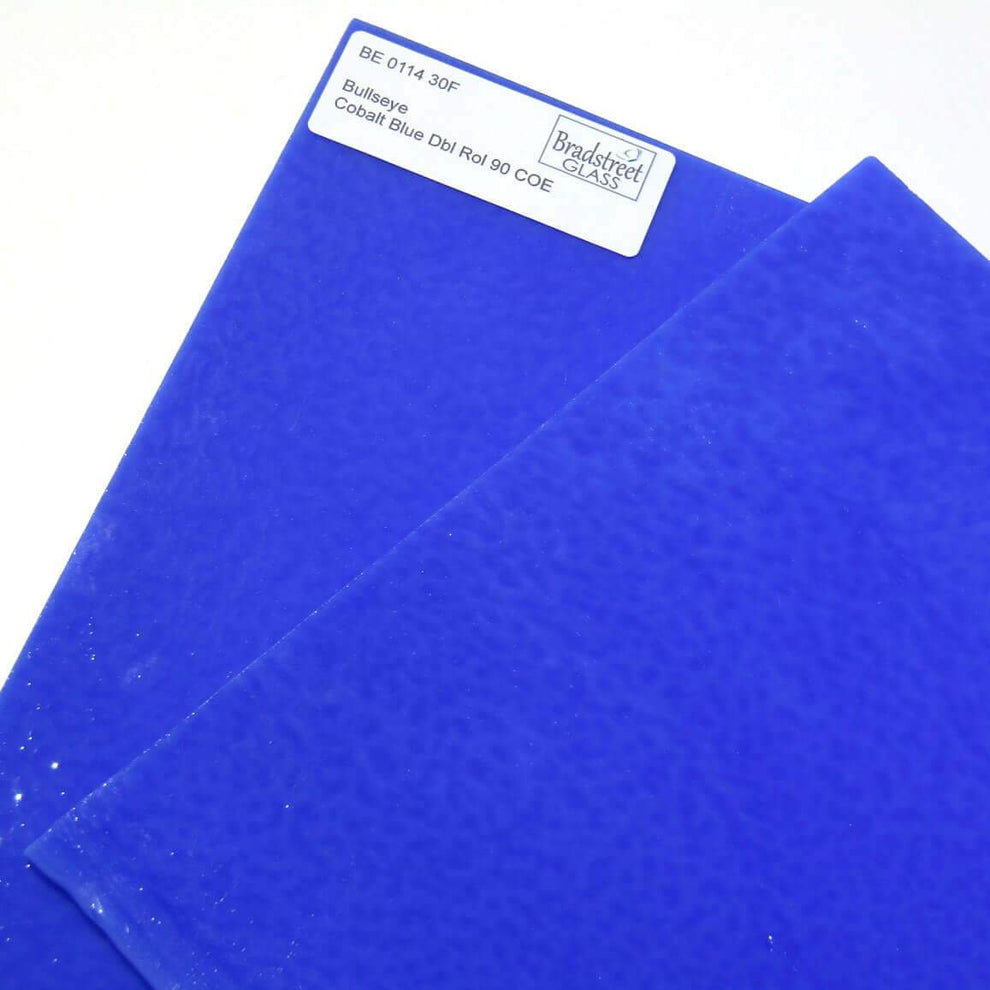 Cobalt Blue Stained Glass Sheet 90 COE Bullseye 0114 30 – BradstreetGlass