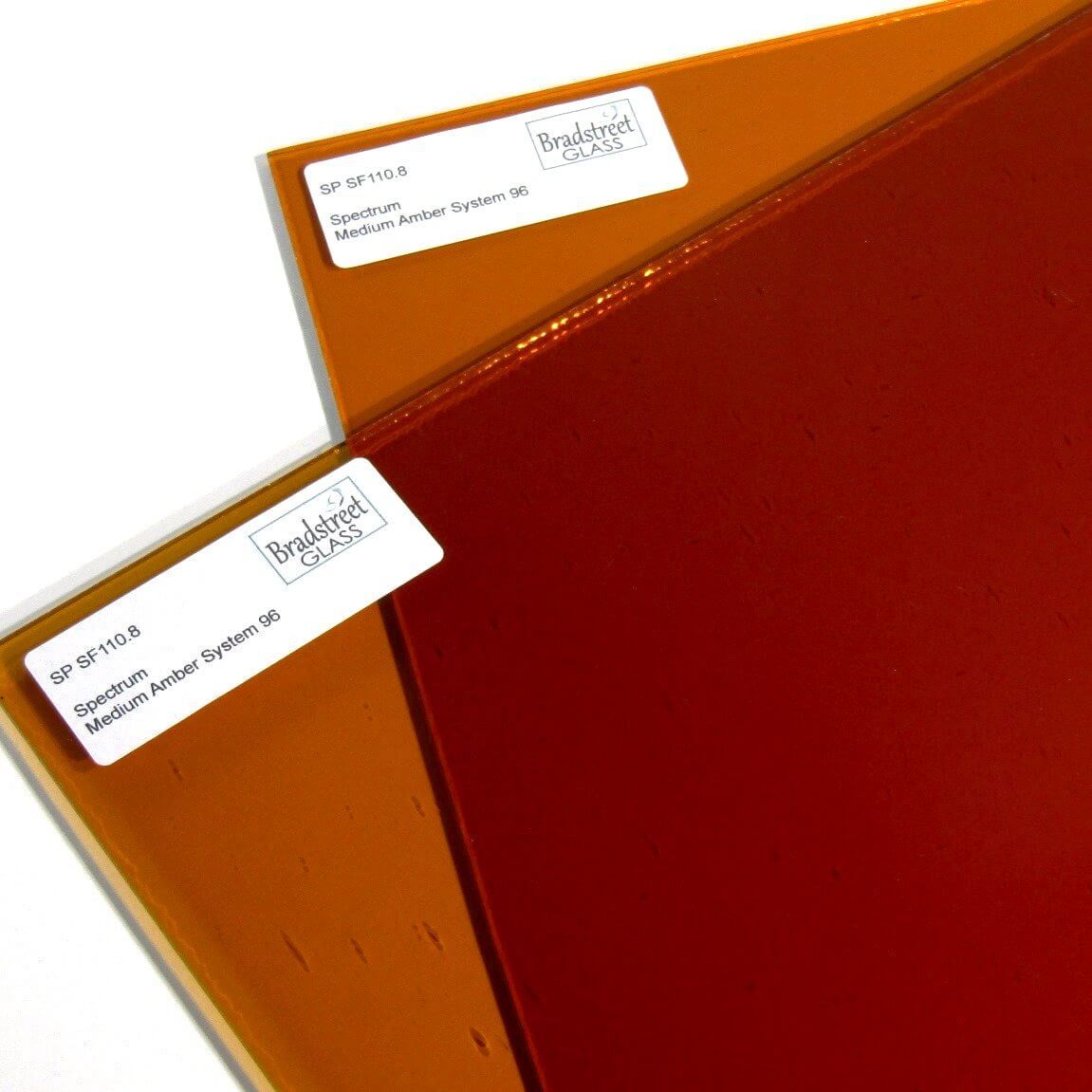 Medium Amber Stained Glass Sheet Oceanside SF110.8 – BradstreetGlass