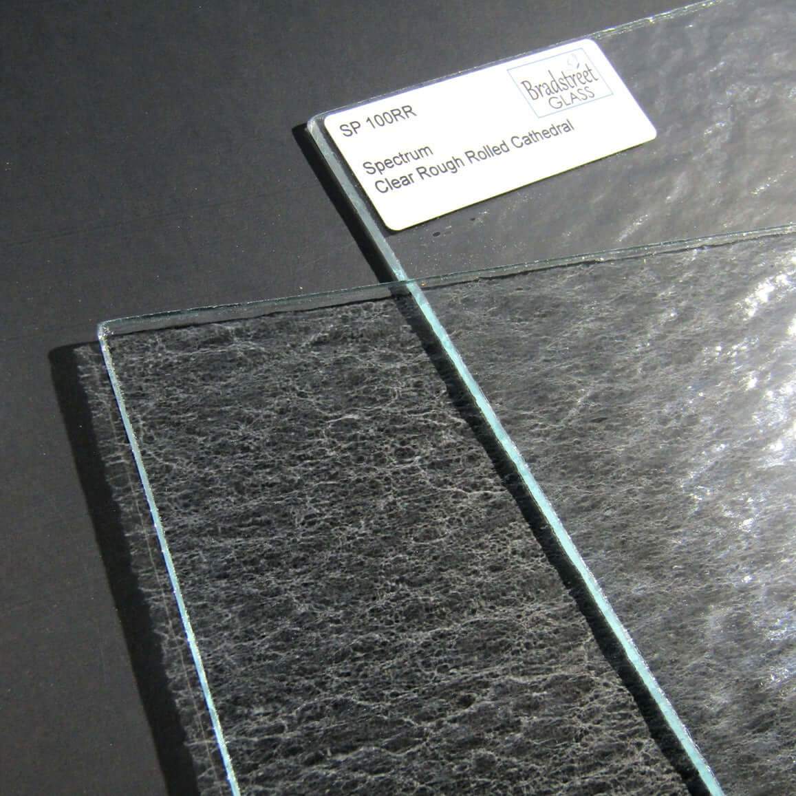 Clear Rough Rolled Stained Glass Sheet 96 COE Oceanside SF100RR ...