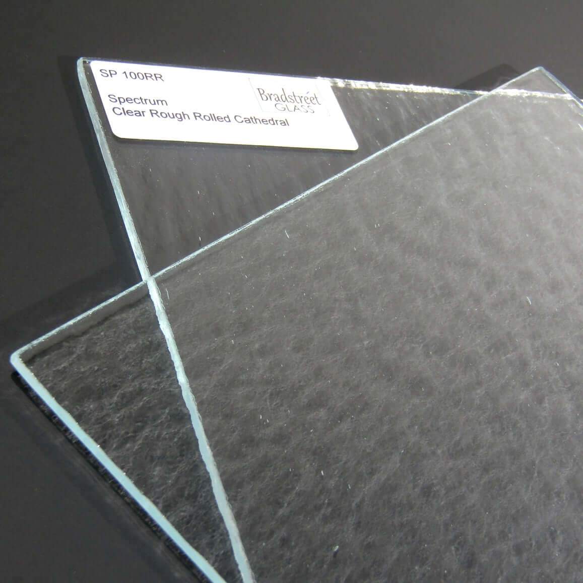 Clear Rough Rolled Stained Glass Sheet 96 COE Oceanside SF100RR ...