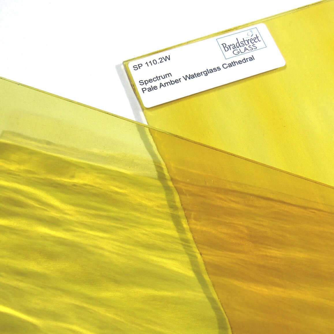 Pale Amber Waterglass Stained Glass Sheet Oceanside SF110.2W ...
