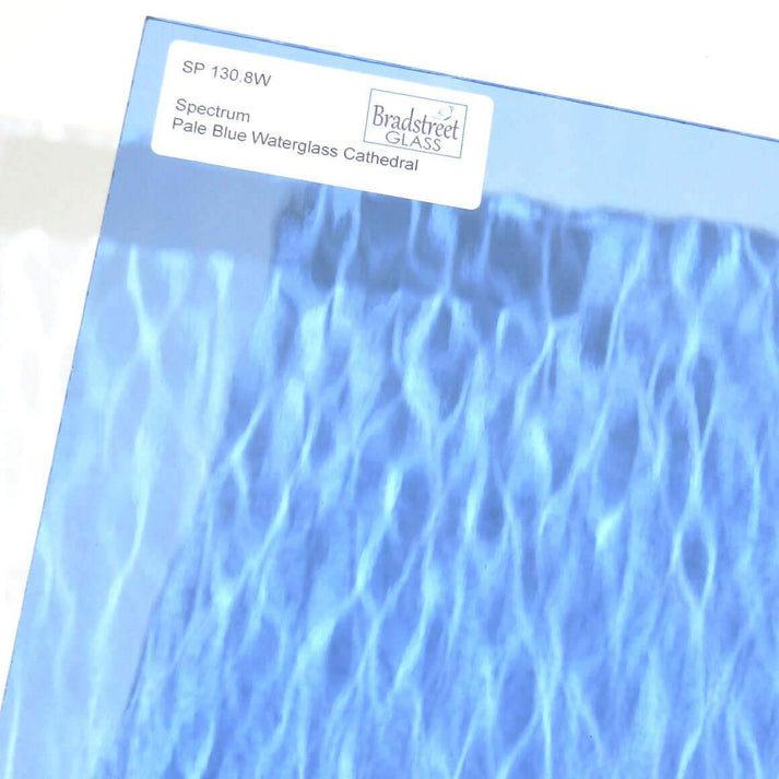 Pale Blue Waterglass Stained Glass Sheet Oceanside SF130.8W ...