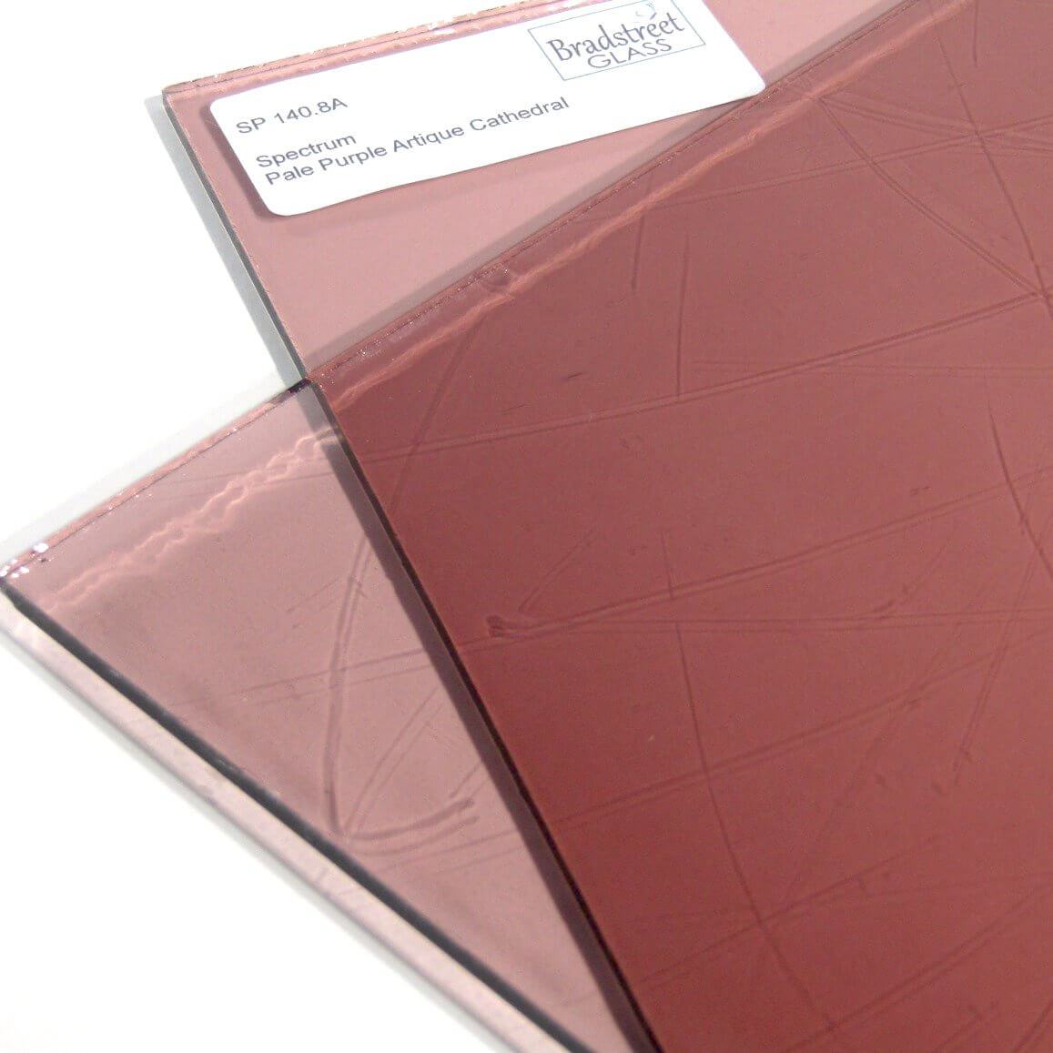 Pale Purple Artique Stained Glass Sheet 96 COE Oceanside SF140.8A ...