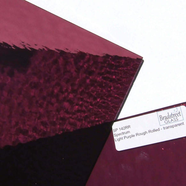 Light Purple Rough Rolled Stained Glass Sheet Oceanside SF142RR ...