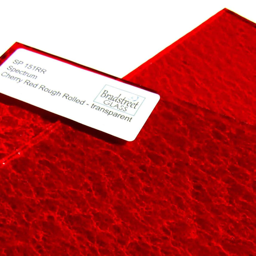 Cherry Red Rough Rolled Stained Glass Sheet Oceanside SF151RR ...