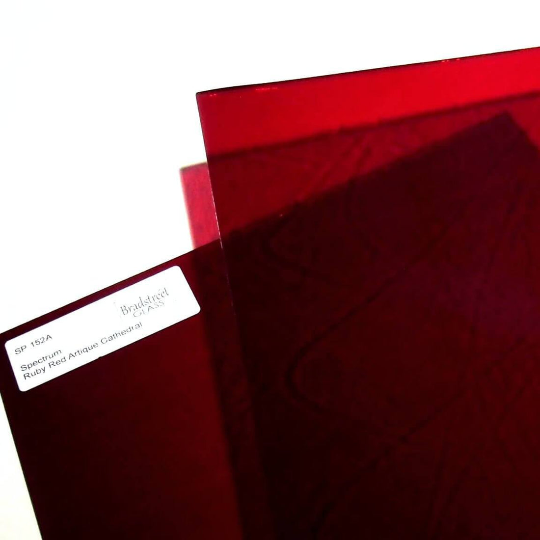 Ruby Red Artique Stained Glass Sheet Oceanside SF152A – BradstreetGlass