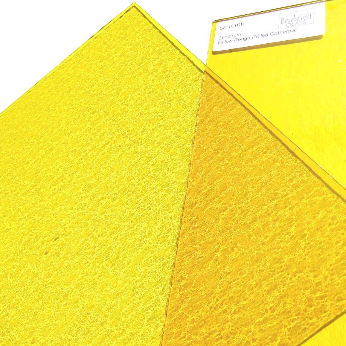 Yellow Rough Rolled Stained Glass Sheet Oceanside SF161RR – BradstreetGlass