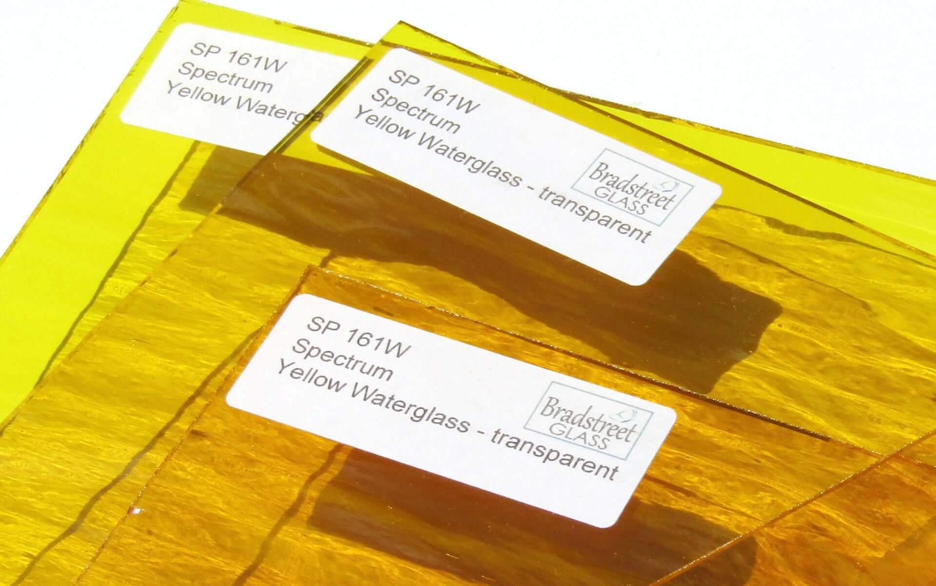Yellow Waterglass Stained Glass Sheet Oceanside SF161W – BradstreetGlass
