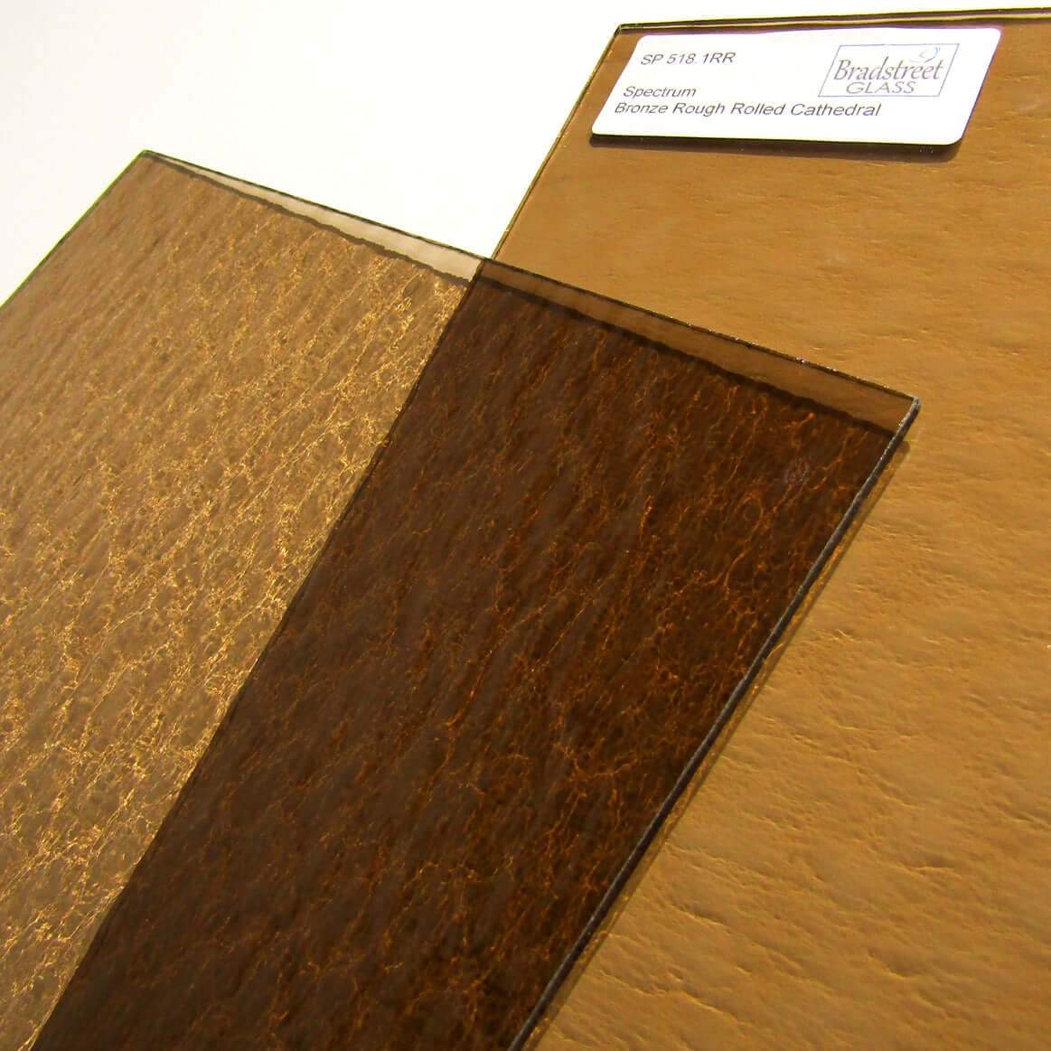 Bronze Rough Rolled Stained Glass Sheet Oceanside SF518.1RR ...