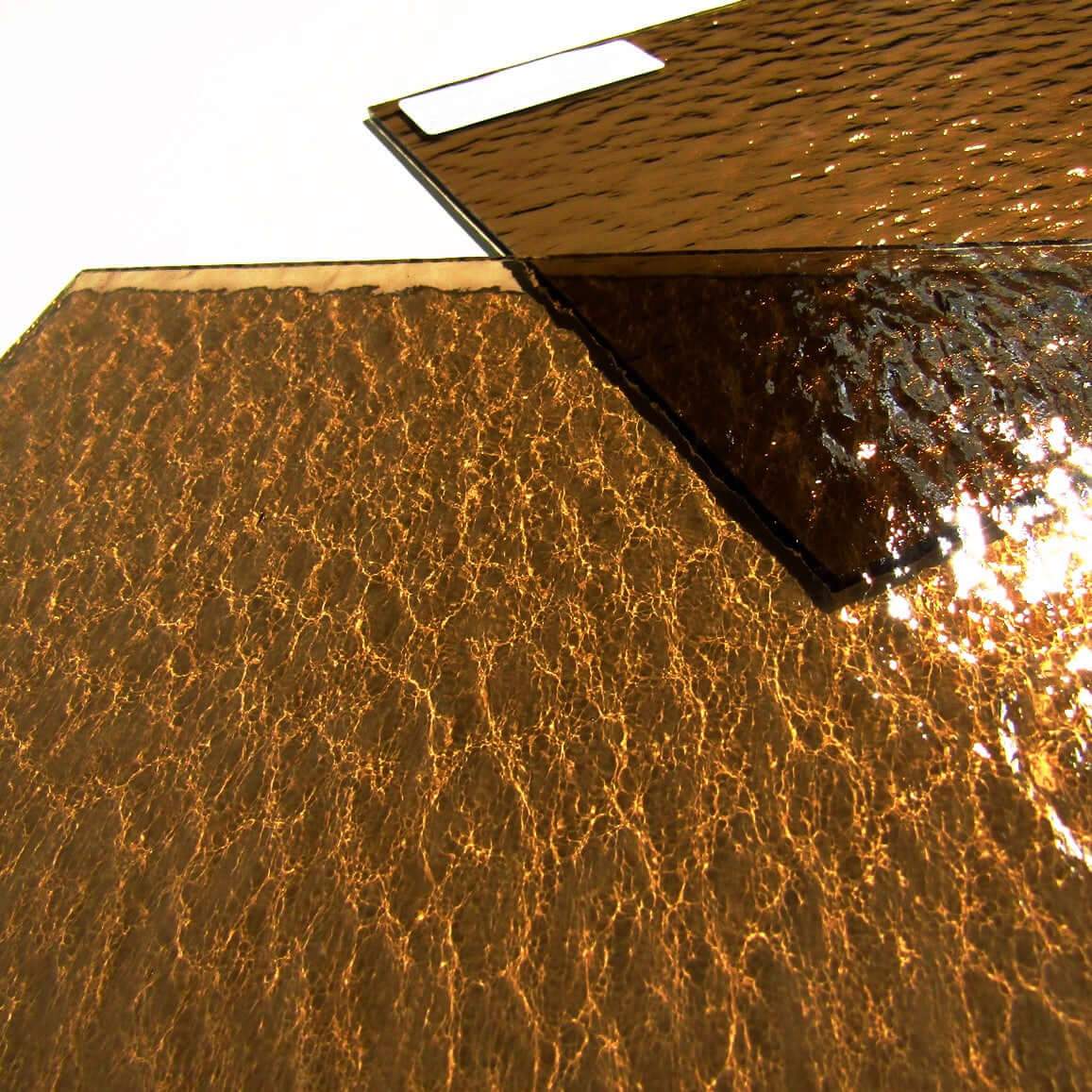 Bronze Rough Rolled Stained Glass Sheet Oceanside SF518.1RR ...