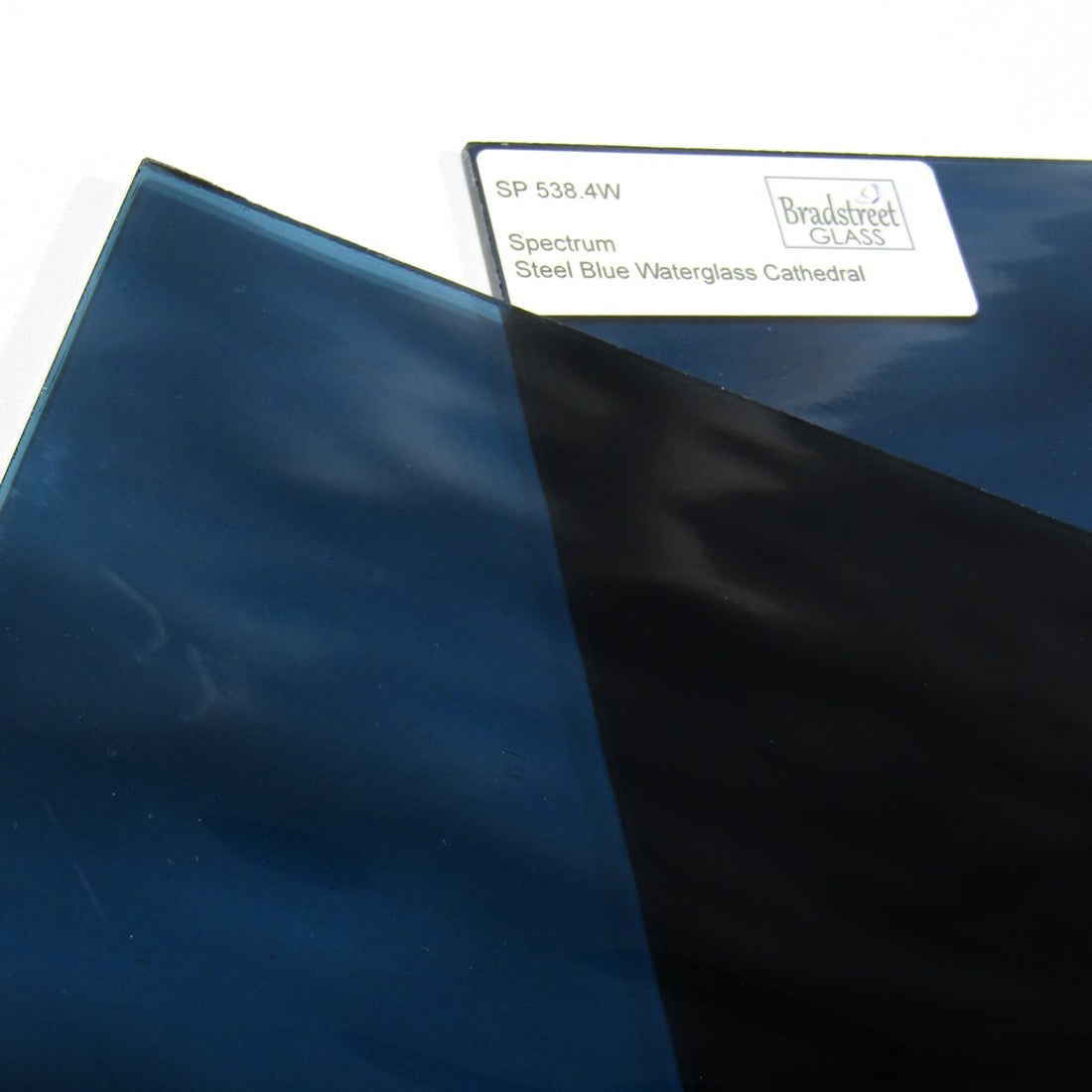 Steel Blue Waterglass Stained Glass Sheet Oceanside SF538.4W ...