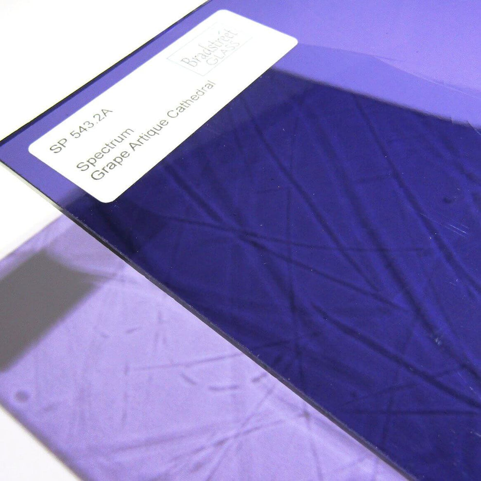 Grape Artique Purple Stained Glass Sheet Oceanside SF543.2A ...