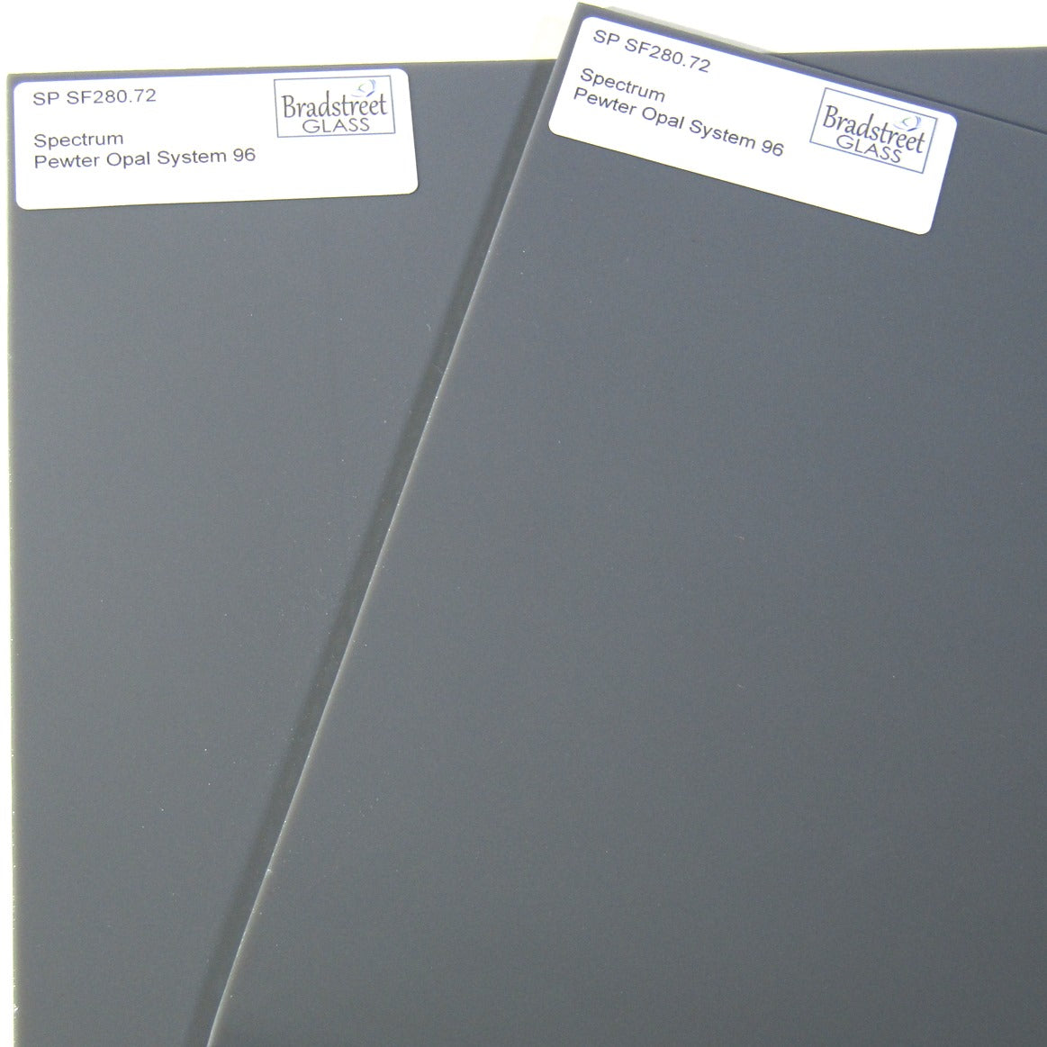 Pewter Opal Stained Glass Sheet 96 COE Oceanside SF280.72