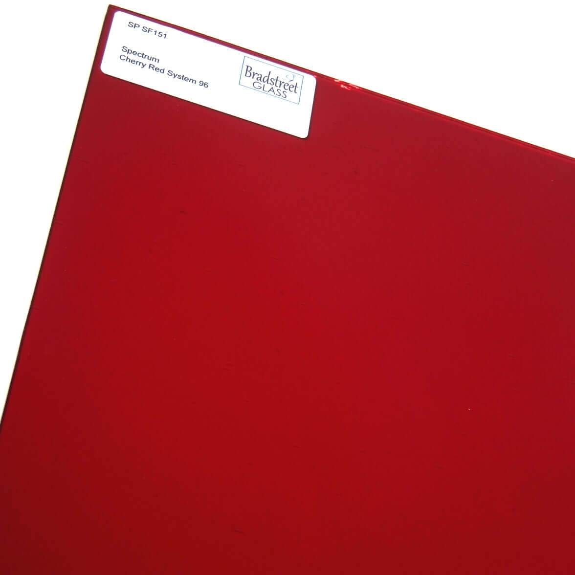 Cherry Red Stained Glass Sheet 96 COE Oceanside SF151