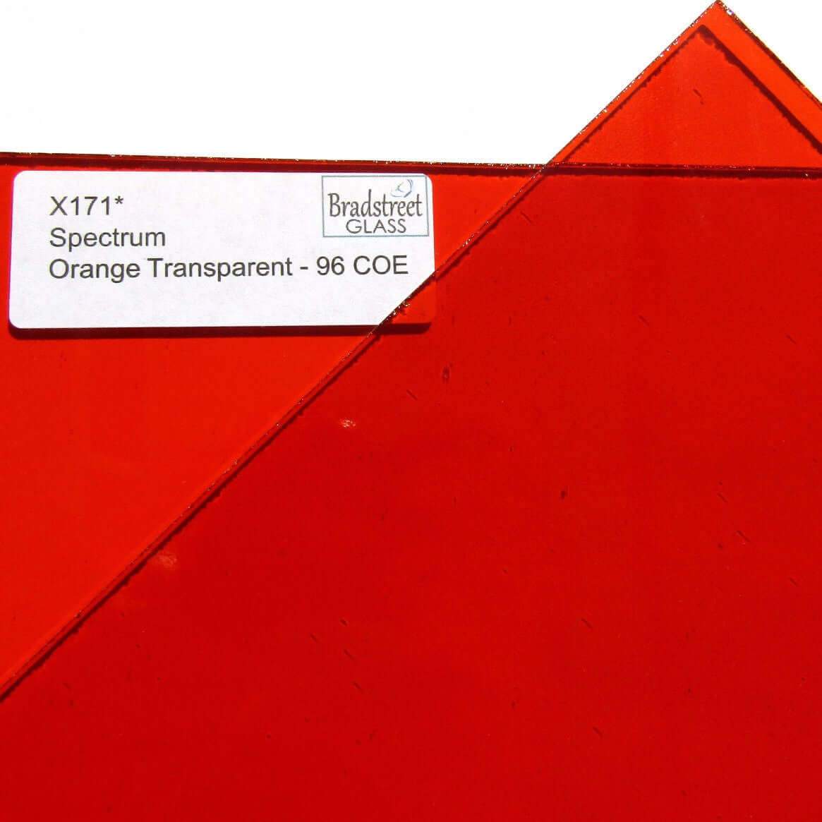 Orange Translucent Stained Glass Sheet Oceanside SF171 – BradstreetGlass