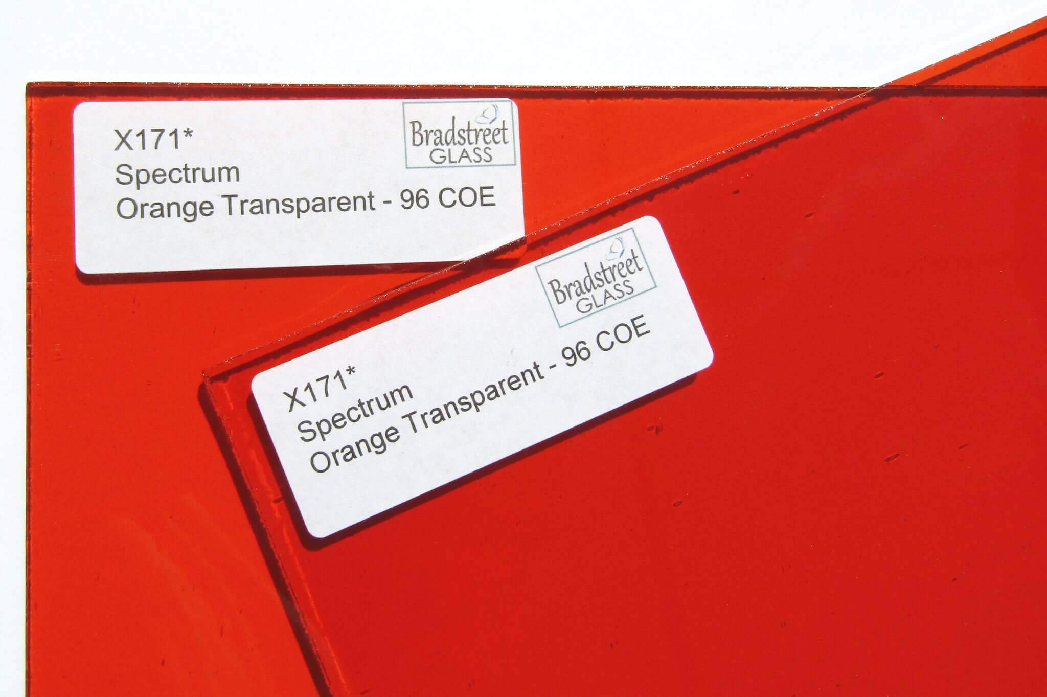 Orange Translucent Stained Glass Sheet Oceanside SF171 – BradstreetGlass