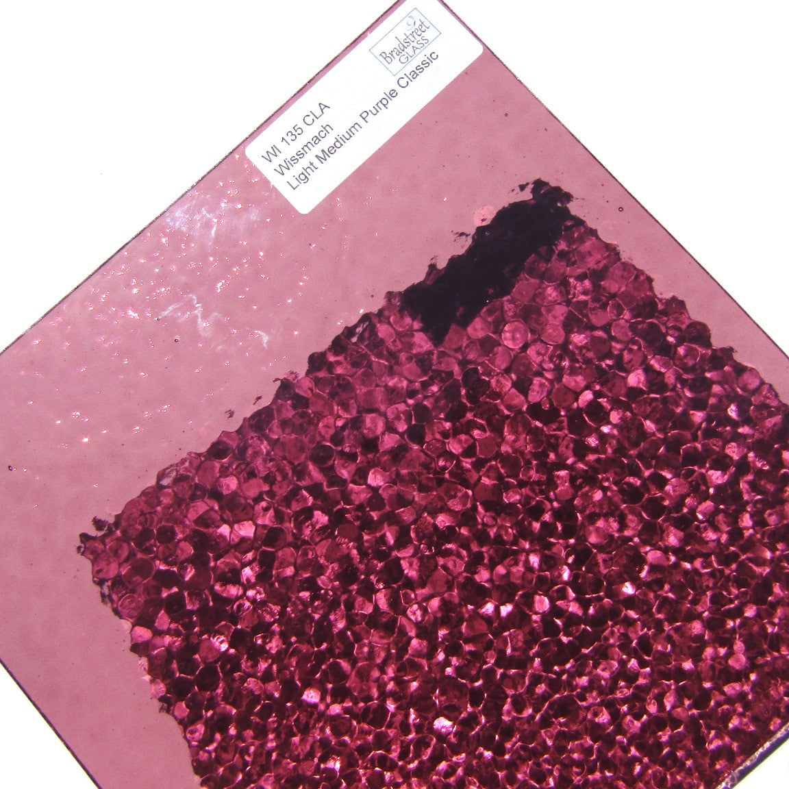 Light Medium Purple Stained Glass Sheet Wissmach 135 CLA – BradstreetGlass