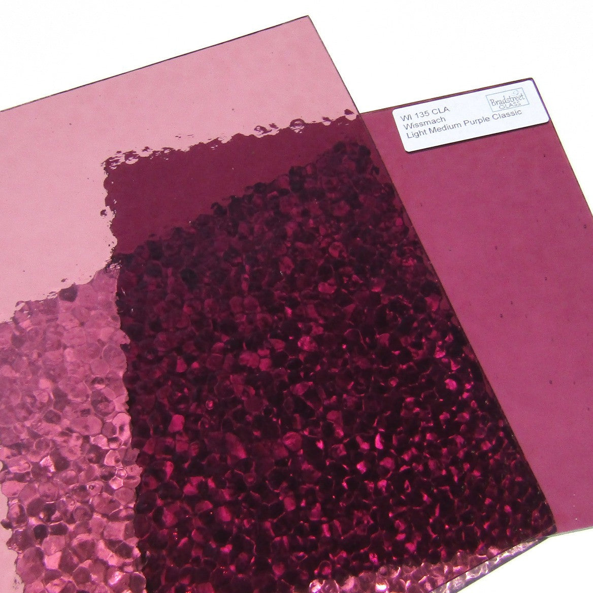Light Medium Purple Stained Glass Sheet Wissmach 135 CLA – BradstreetGlass