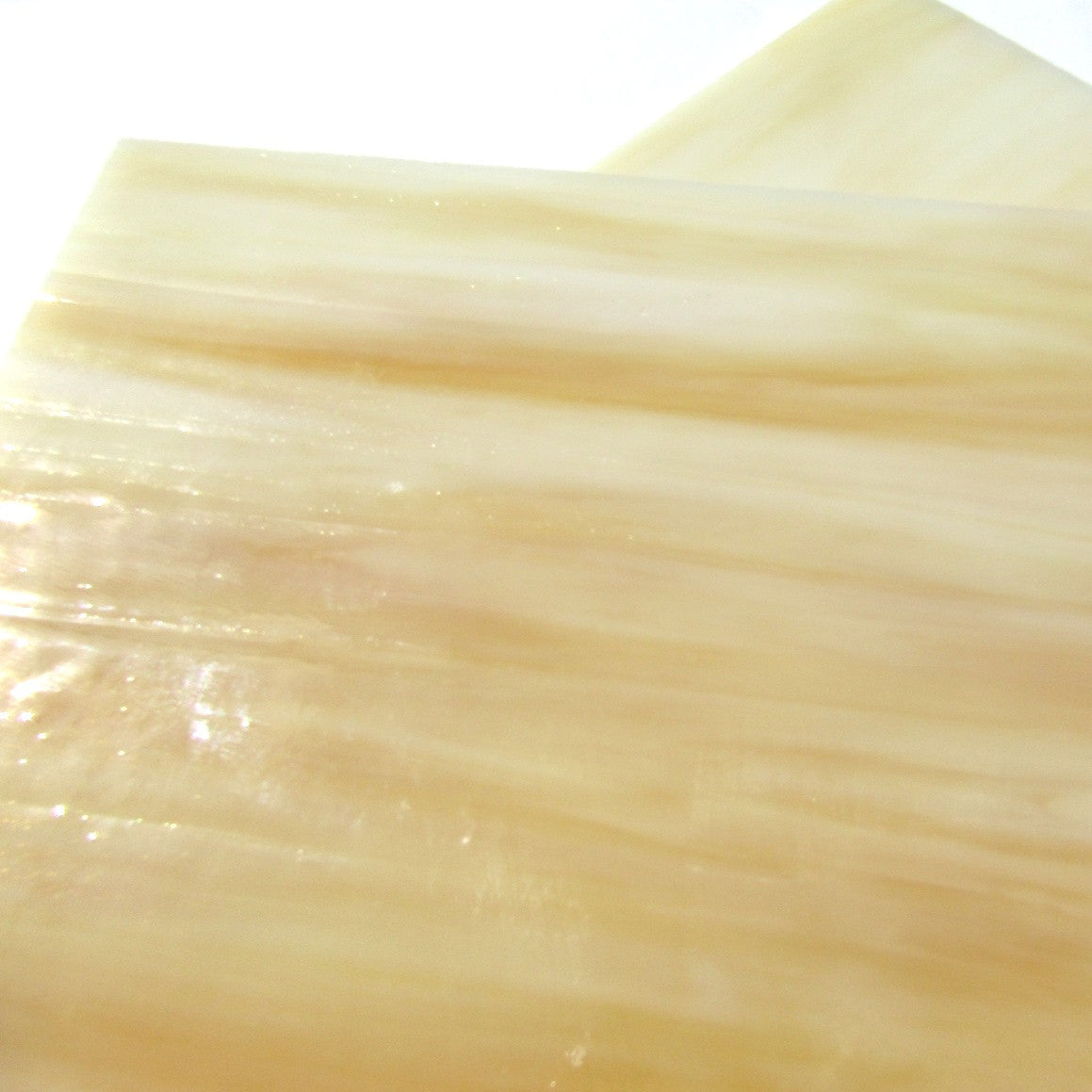 Wispy Medium Amber Opal Crystal Stained Glass Sheet Wissmach WO58 ...