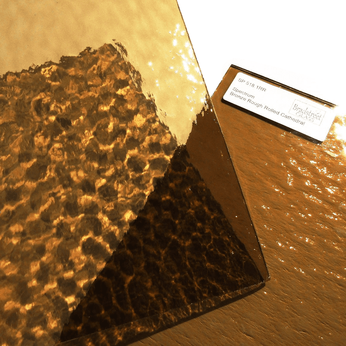 Bronze Rough Rolled Stained Glass Sheet Oceanside SF518.1RR ...